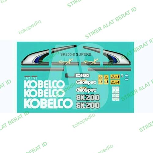Jual STIKER KOBELCO SK200 SUPER X - Kota Tangerang - STIKER ALAT BERAT ...