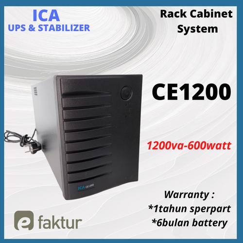 Jual UPS ICA TYPE CE1200 1200VA/600WATT - Kab. Tangerang - Rack Cabinet ...