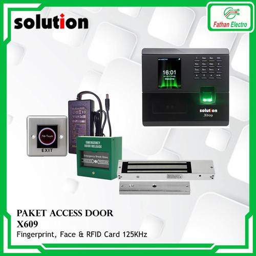 Jual Access Door Solution X609 Fingerprint Face RFID Access Control ...