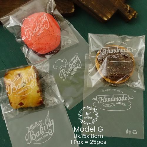 Jual Chefio Plastik Roti Motif /Plastik Kue Cake Roti Tawar Sobek Donut ...