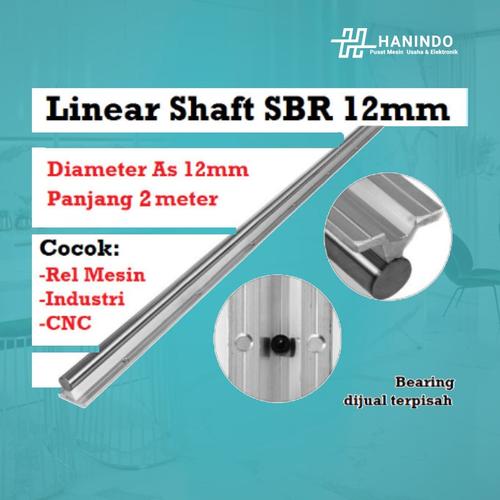 Jual Rail SBR12 SBR 12 Rel Linear Shaft As 12mm Stainless CNC - Kota ...