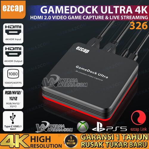 Jual EZCAP 326 HDMI VIDEO CAPTURE USB 3.1 4K Gamedock ULTRA - Jakarta ...