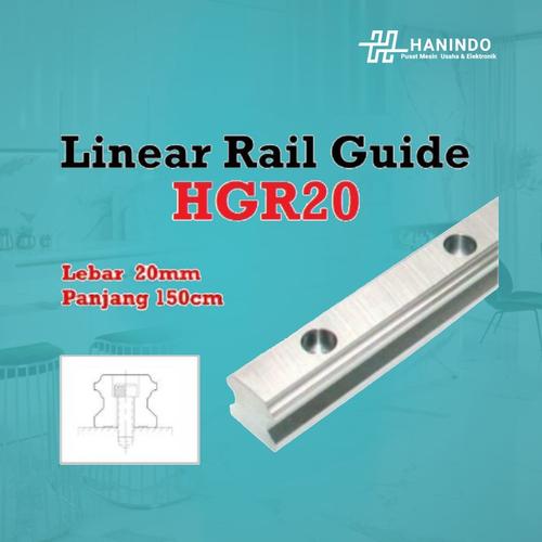 Jual Linear Rail Guide HGR20 20mm 150cm Rel Laser CO2 CNC Router - Kota ...