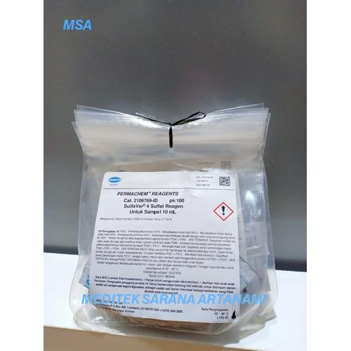 Jual HACH 2106769 SulfaVer 4 Sulfate Reagent Powder Pillows 10 mL 100 ...