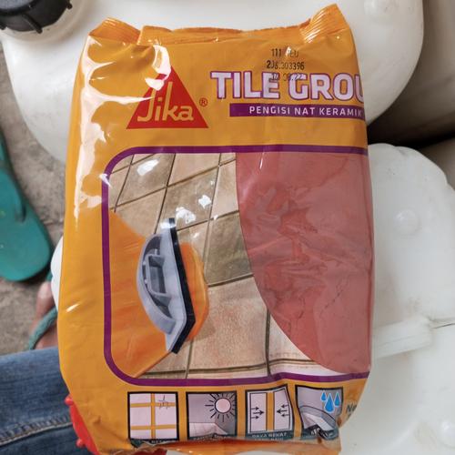Jual Nat keramik sika tile grout 1kg@111 Red(merah)1kg - Jakarta Barat ...
