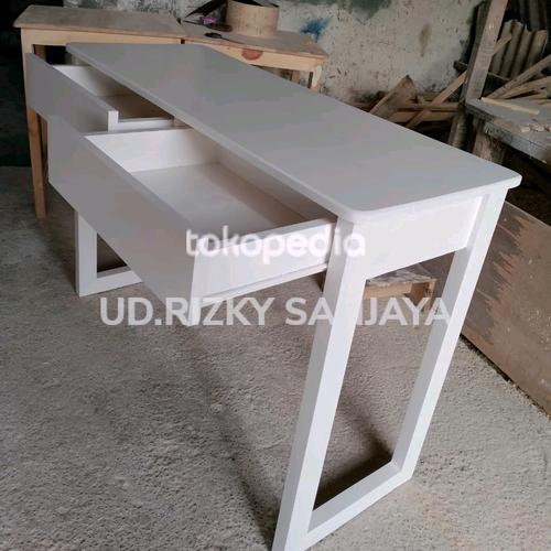 Jual meja kantor meja tulis kerja,meja komputer laci warna putih ...