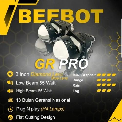 Jual BEEBOT GR-PRO Projector BiLed Laser 3" - Garansi 18bln - Kota Surabaya - Depitstop ...