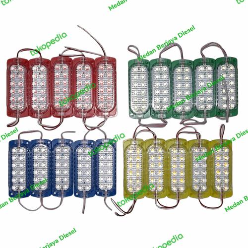 Jual LAMPU LED MODUL 12 MATA PETAK 2835 12 VOLT VARIASI MOTOR MOBIL ...