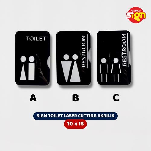 Jual Signage Toilet Acrylic Sign Persegi Panjang 10 x 15 cm - A - Kota ...
