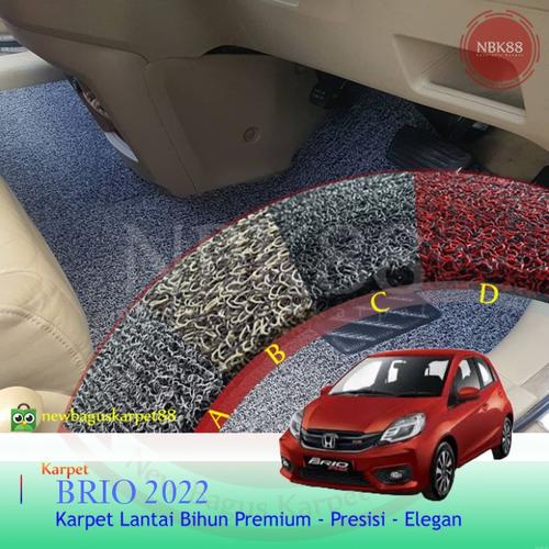 Jual KARPET MOBIL ALL NEW BRIO 2022 FULL SET MIE BIHUN PREMIUM 2WARNA ...