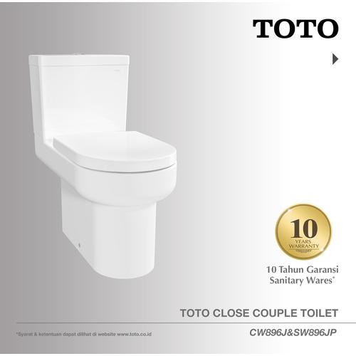 Promo TOTO Omni+ Closed Couple Toilet S-Trap / Kloset Duduk CW896J ...