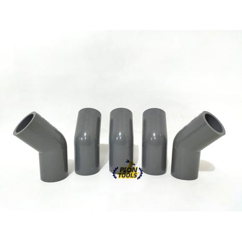 Jual SCG KNIE 45 derajat 1" AW Elbow PVC knee PVC Keni fitting 1 inch ...