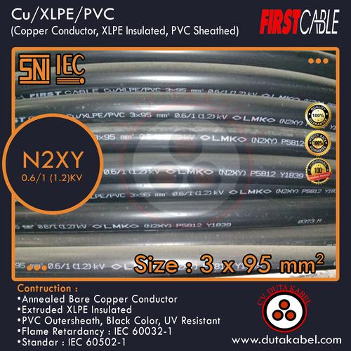 Jual Kabel N2XY 3x95 mm2 (Cu/XLPE/PVC) FIRST CABLE /3x95 mm/3 x 95 mm2/3x95 - Jakarta Utara - CV ...