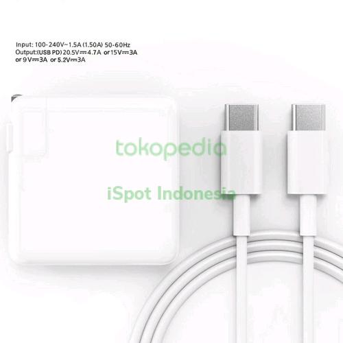 Jual Adapter Charger MacBook Pro / Macbook Air Original 30W USB Type-C ...