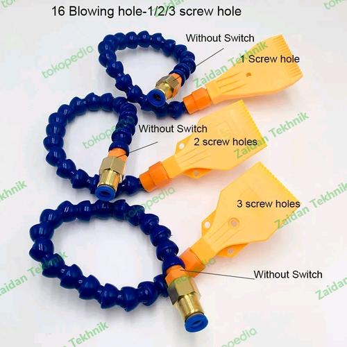 Jual Wind Jet Compressed Air Nozzle With Flexible Pipe 1/4" BSPT ...