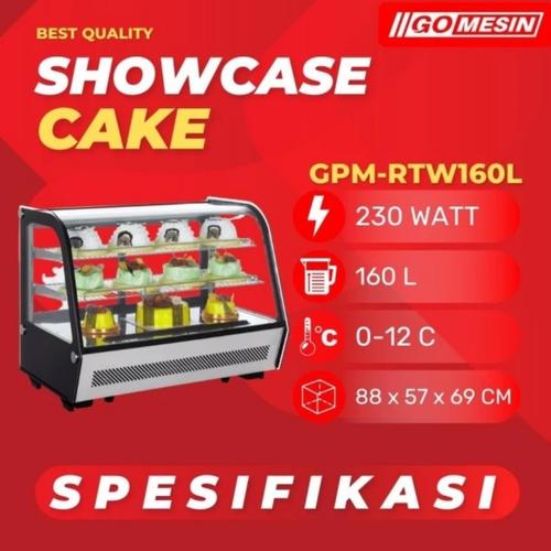 Jual Showcase Cake Gomesin GPM RTW160L Display Cold - Jakarta Barat ...