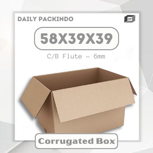 Jual KARDUS PACKING BOX PACKAGING DUS BESAR UKURAN 58X39X39 CM DOUBLE ...