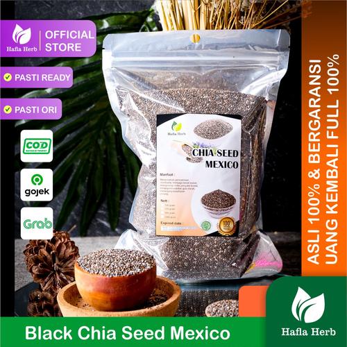 Jual Chia Seed Mexico 500 gram Original Black Chia Seed Original Cia ...