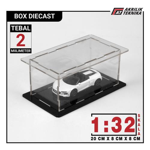 Jual BOX DISPLAY / DIECAST AKRILIK SKALA 1: 32 (20X8X8) CM - Jakarta ...