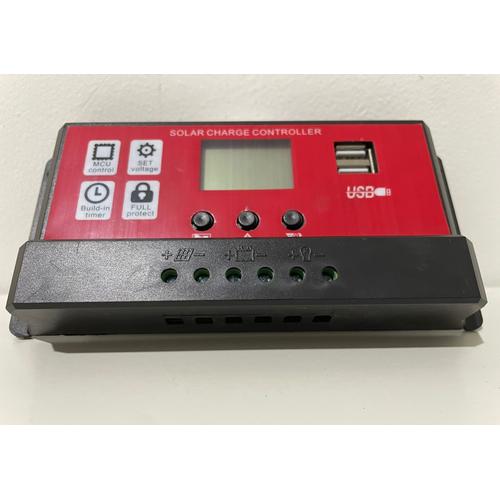 Jual Solar Charge Controller 20A 12V 24V/Panel Surya Charger LCD 20A ...