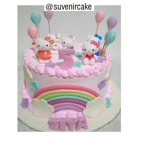 Jual Kue Ulang Tahun Hello Kitty/Kue Ultah Hello Kitty/Cake Hello Kitty ...