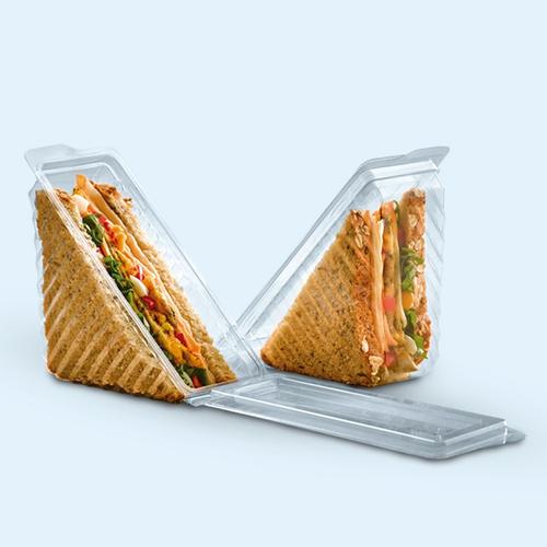 Jual Mika Sandwich / Mika plastik Segitiga / Mika tray Roti PER PACK ...