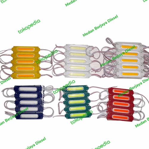 Jual Lampu LED Strip Modul COB 6 Mata 2.5WATT 12Volt 6820 Waterproof - Putih Hangat - Kab. Deli ...