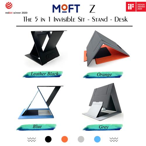 Promo MOFT Z The 5 in 1 Invisible Sit Stand Laptop Desk - Leather Black Cicil 0% 3x - Jakarta ...