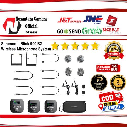 Promo Saramonic Blink 900 B2 Mic Wireless Microphone System - Garansi ...