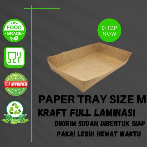 Jual Paper Tray Nampan, Paper Tray Untuk Sosis Bakar, Takoyaki, Sate ...