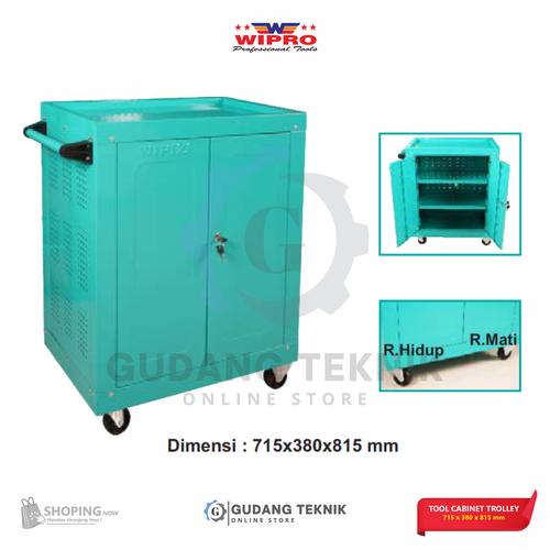 Jual Lemari Tool Cabinet Trolley 3 Rak + Roda WIPRO TCT-01 / Troli Box SET - Kab. Klaten - Indo ...