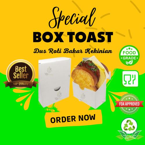 Jual Box Toast, Box Toast Dengan Tutup, Toast Box Take Away Ivory ...