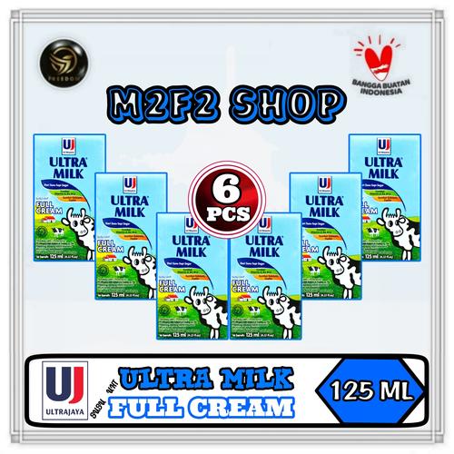 Jual Susu Ultra Mini Kotak UHT Rasa Full Cream - 125 ml (Harga 6 Pcs ...