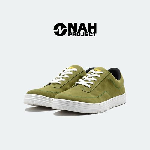 Jual NAH Project - Sepatu Sneakers Unisex SN-05 Revived Suede Olive ...