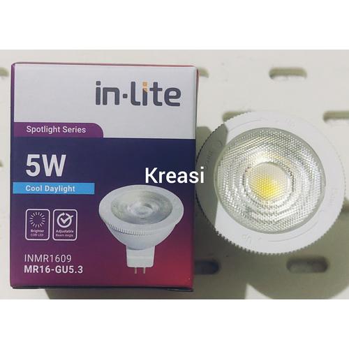 Jual INLITE SOROT LED MR16 LAMPU SPOTLIGHT IN-LITE INMR1609 5 WATT ...