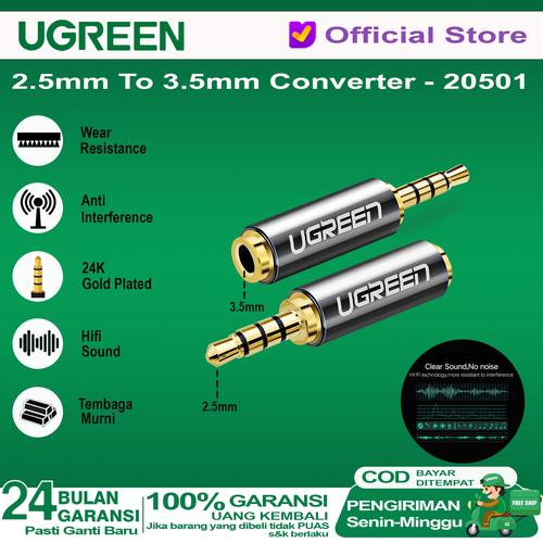 Jual Kabel Audio Jack 3.5mm To 6.35mm/6.5mm & 2.5mm Male/Female Adapter - 20501 - Jakarta Pusat ...