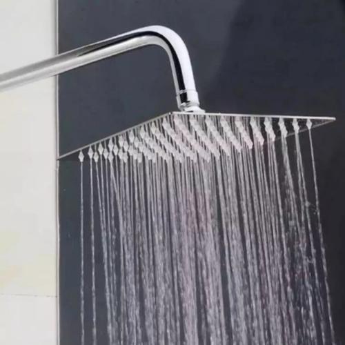 Jual WALL SHOWER 12 INCHI KOTAK CHROOM/HEAD SHOWER KOTAK BESAR 12 INCHI ...