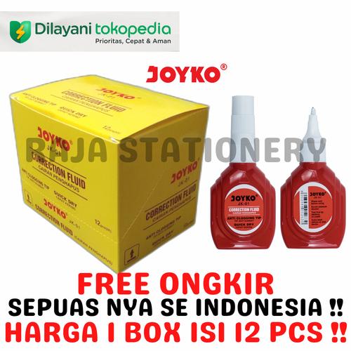 Promo JOYKO CORRECTION FLUID TIPEX CAIR JOYKO JK-01 TIPX TIP EX [12PCS ...