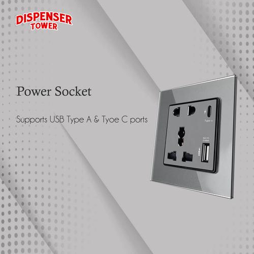 Jual power socket premium 2in1 USB type C / colokan listrik - Jakarta ...
