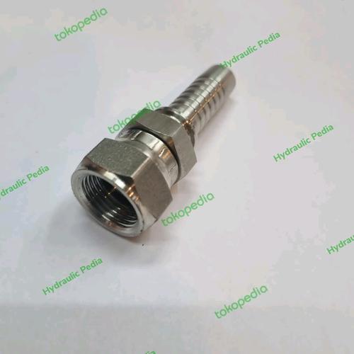 Jual Fitting hose stainless 1/4" hidrolik // nepel selang hidrolik - 1 ...