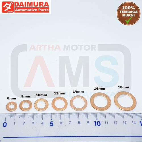 Jual Ring Solar Bulat Tembaga Murni Asli M6 6mm M8 8mm M10 10mm M12 ...