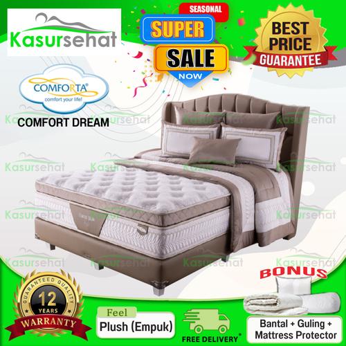 Promo Comforta Kasur Springbed Comfort Dream - Full Set 160 180 200 100 ...