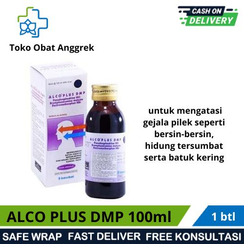 Jual ALCO PLUS DMP SYRUP 100ml/OBAT BATUK KERING DAN FLU PILEK SIRUP ...