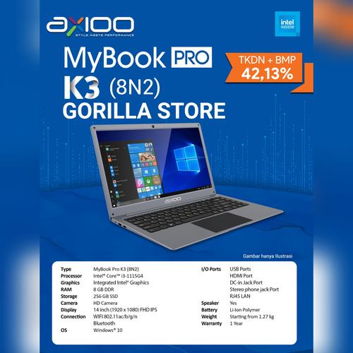 Jual AXIOO MYBOOK PRO K3 (8N2) - Jakarta Pusat - GORILLA STORE ID | Tokopedia