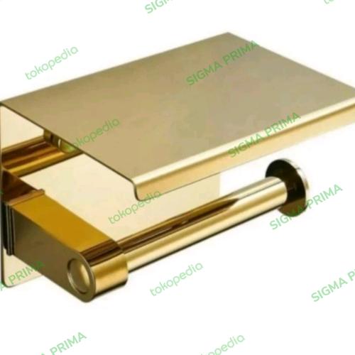 Jual tempat tissue gold tempat tissue kamar mandi toilet minimalis ...