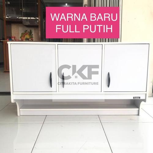 Jual Rak Industrial Kitchen Set Atas 3 Pintu Minimalis Rak Atas Dapur ...
