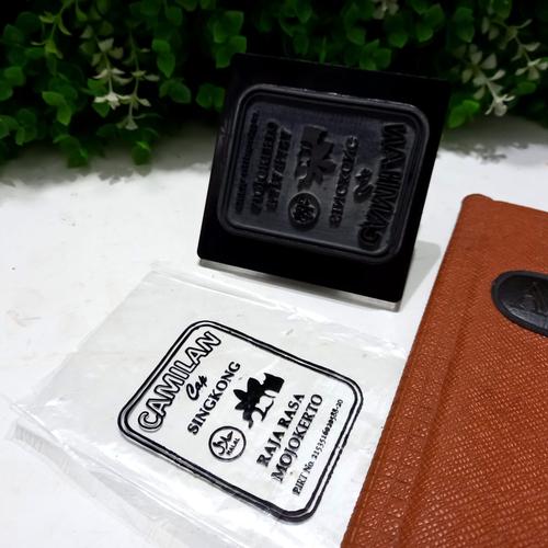 Jual Jual Stempel Plastik Kemasan Produk Stempel UMKM Stempel Anti ...