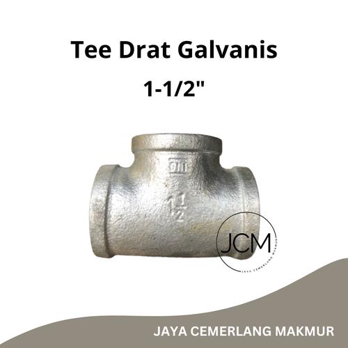 Jual Tee Drat Besi Galvanis 1-1/2" Inch / T Drat Besi Galvanized 1-1/2"Inch - Jakarta Pusat ...
