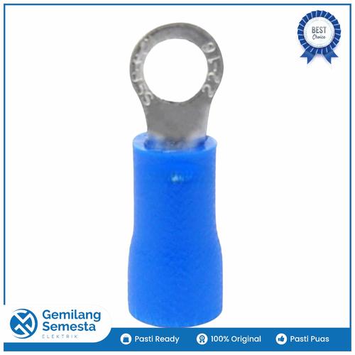 Jual Kabel skun Ring Isolasi 6mm Skun Ring O RVS 5.5MM - Biru, Baud M5 ...
