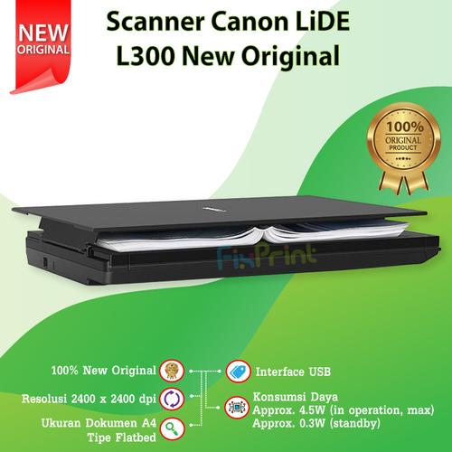 Jual Scanner Canon LiDE L300 Flatbed Scan A4 LiDe 300 PENGGANTI LIDE ...